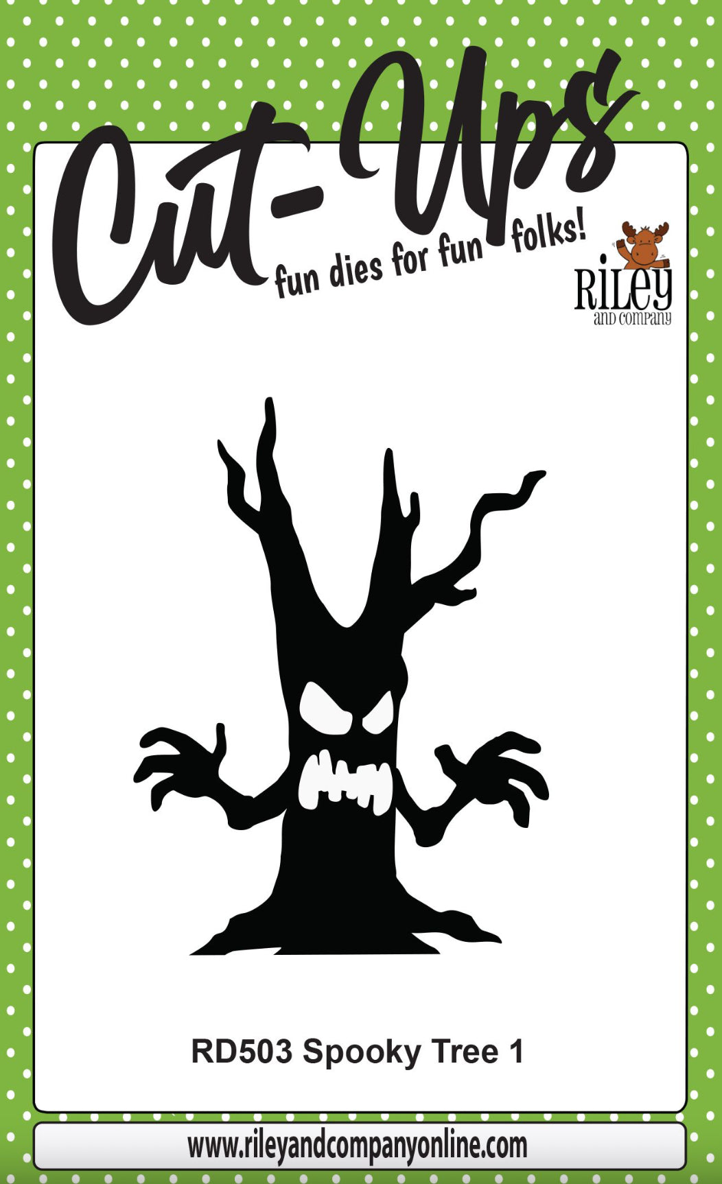 Riley and Company - Cut-Ups Die - Spooky Tree 1 – Scrapp'n Savvy