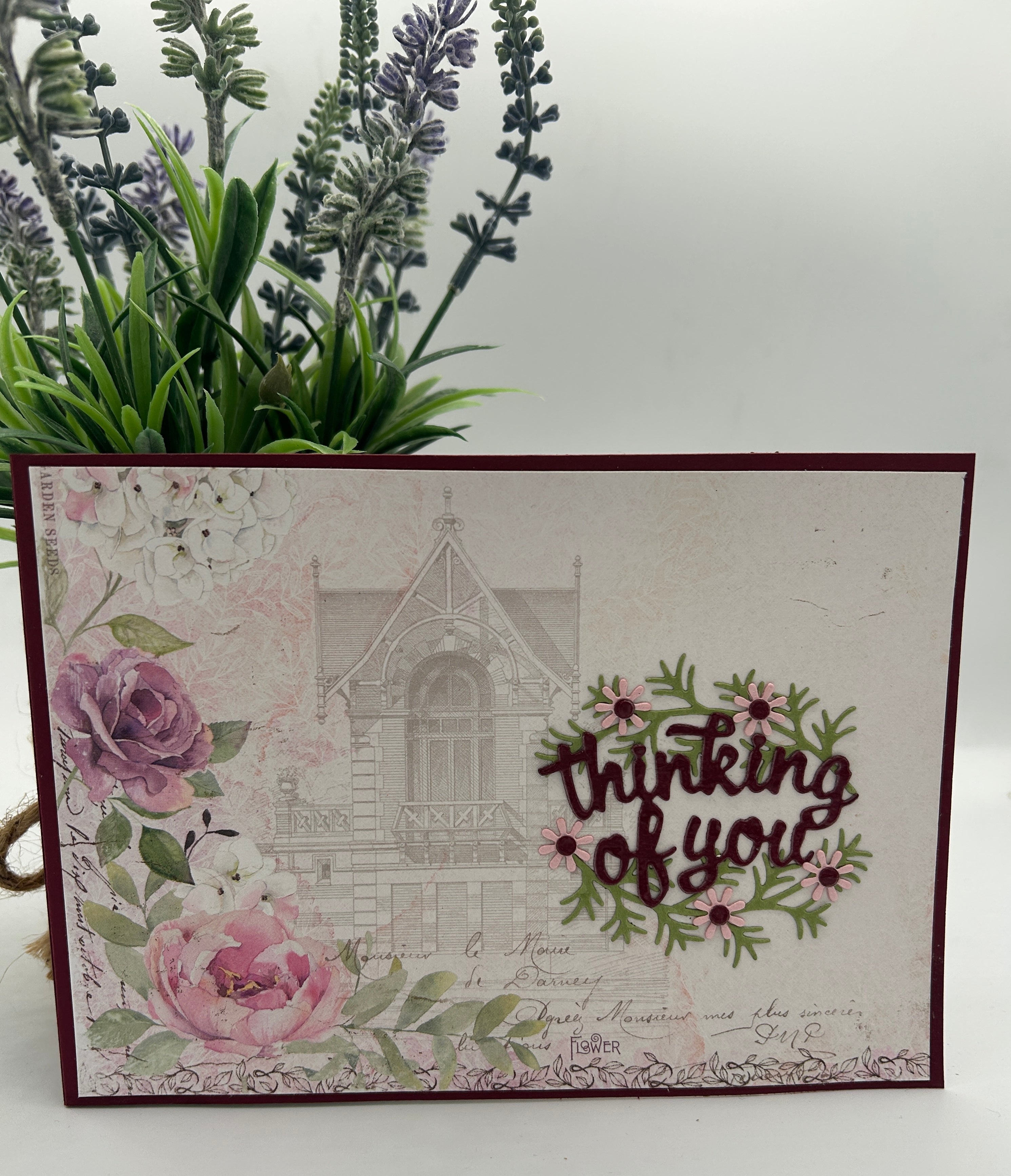 Scrapp’n Savvy - Card Kits - Thinking of You Fence Card – Scrapp'n Savvy