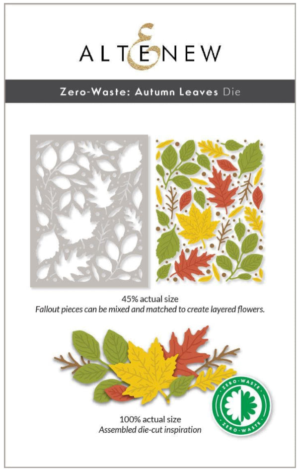 Altenew - Zero Waste: Autumn Leaves Die – Scrapp'n Savvy