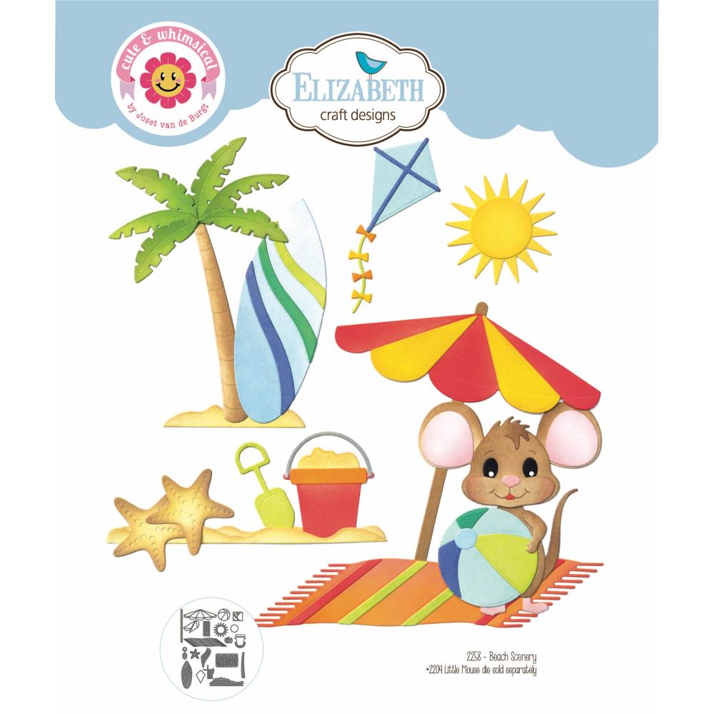 Elizabeth Craft Designs - Steel Dies - Beach Scenery – Scrapp'n Savvy