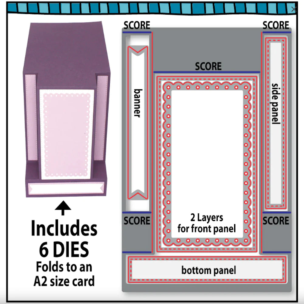 Dare 2B Artzy Center Step Die Set – Scrapp'n Savvy