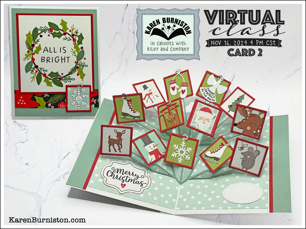 Karen Burniston - Card Kits - Photo Fan Pop-up – Scrapp'n Savvy